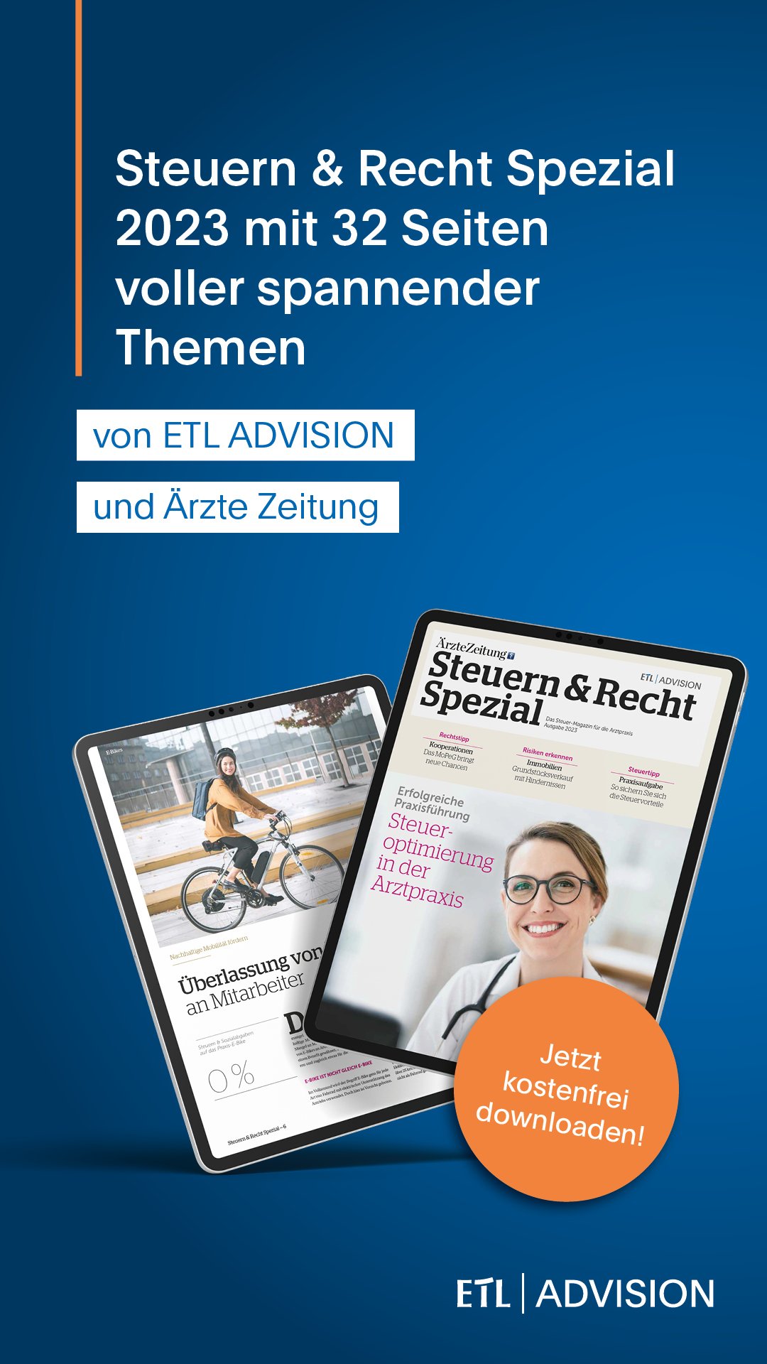 ETL ADVISION - Ärzte Zeitung - Steuern & Recht Spezial 2023